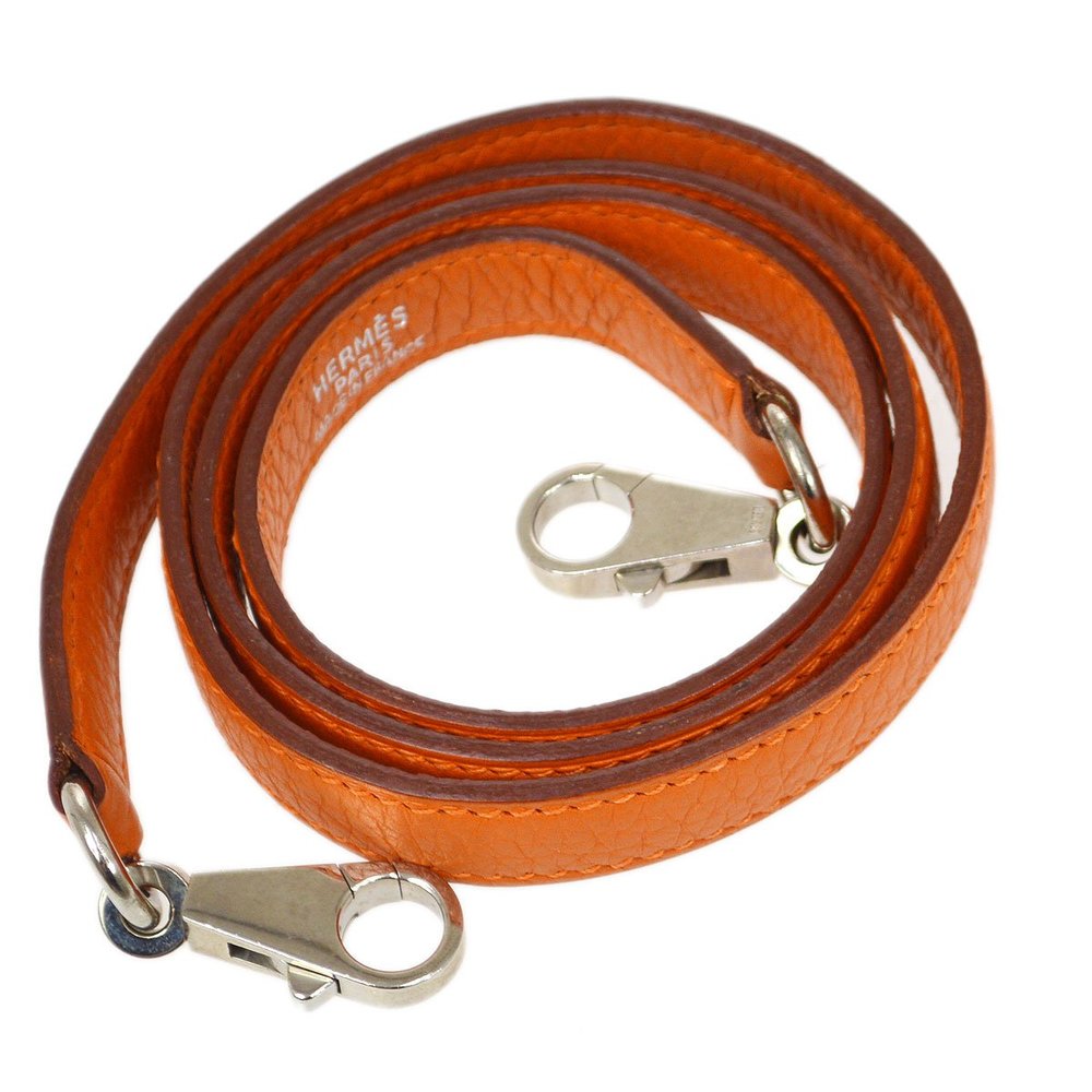 Hermes Kelly Bag Strap Orange Taurillon Clemence Rk13… - Gem